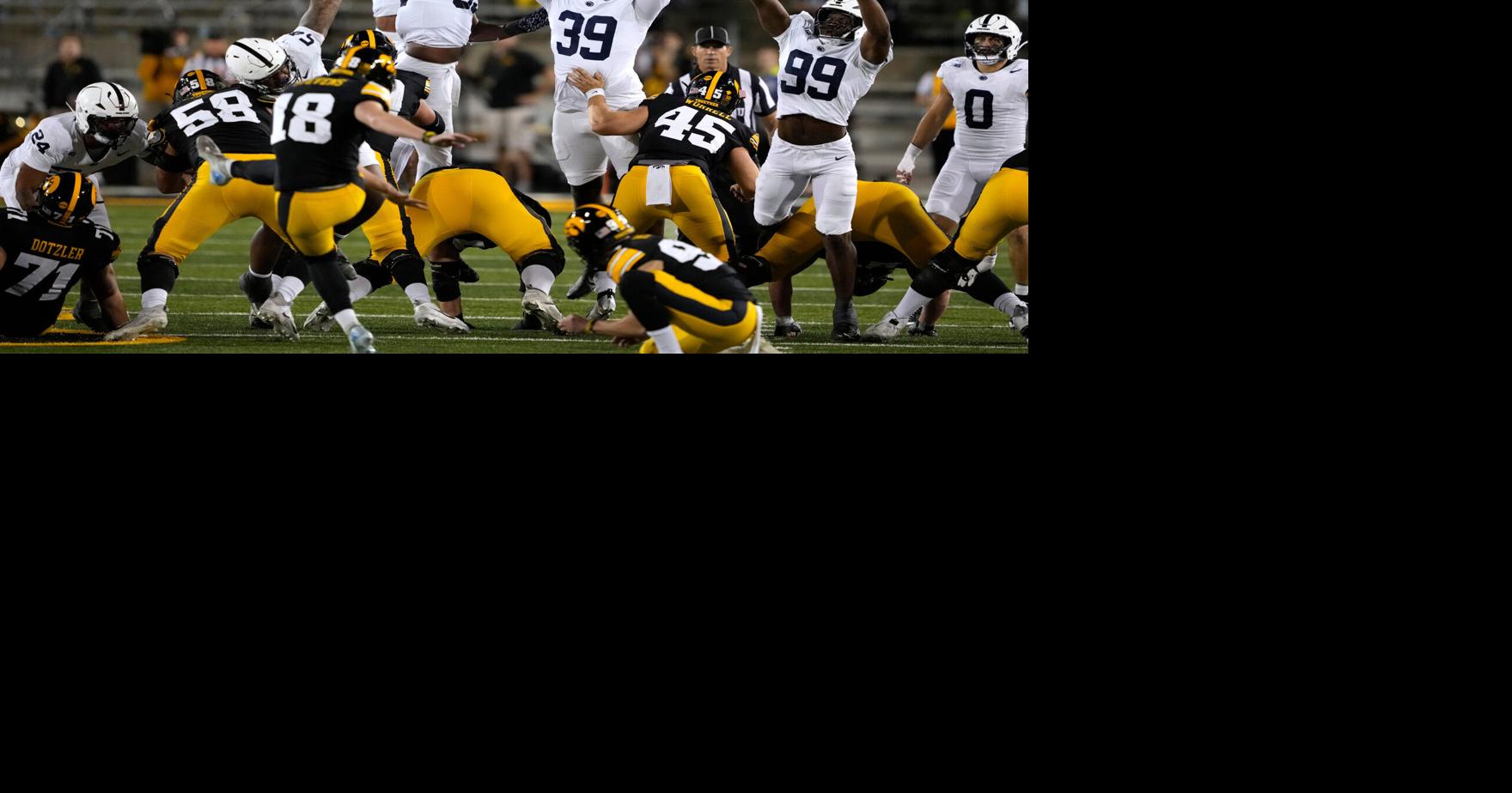 Iowa's Drew Stevens explains blocked 66-yard field goal