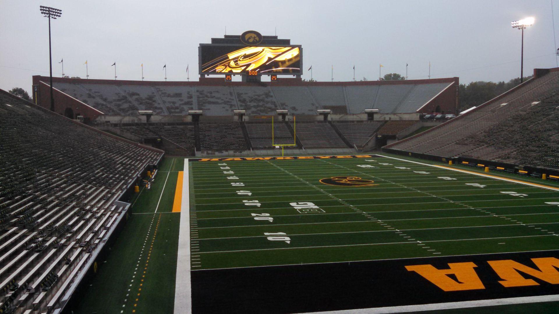 Photos: Sneak peek of Kinnick Stadium north endzone seating | Hawkmaina ...