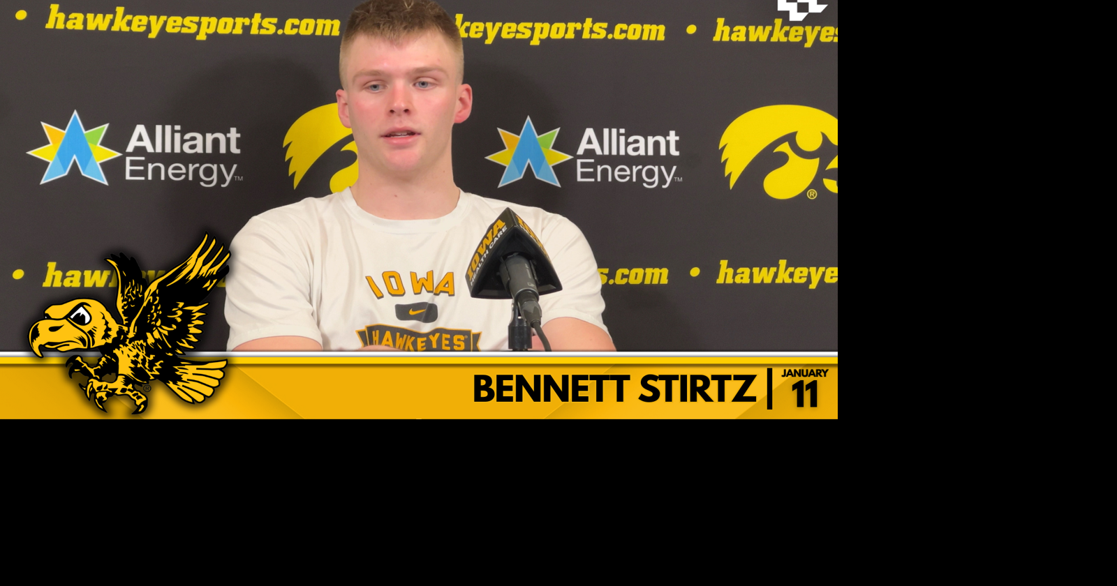 Bennett Stirtz - Illinois | Iowa Men's Basketball | Jan. 11