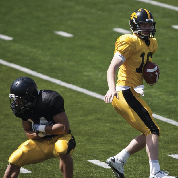 Ferentz, Vandenberg talk spring practices