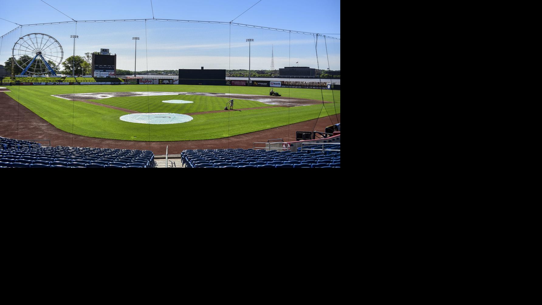 Photos: River Bandits grounds crew prepare Modern Woodmen Park | Photo ...