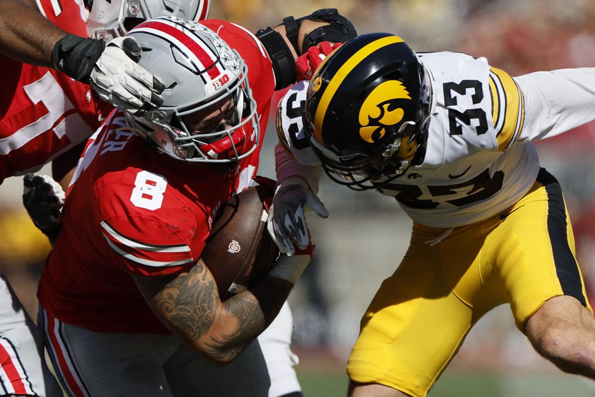Hawkeyes' Moss playing pressure-free football