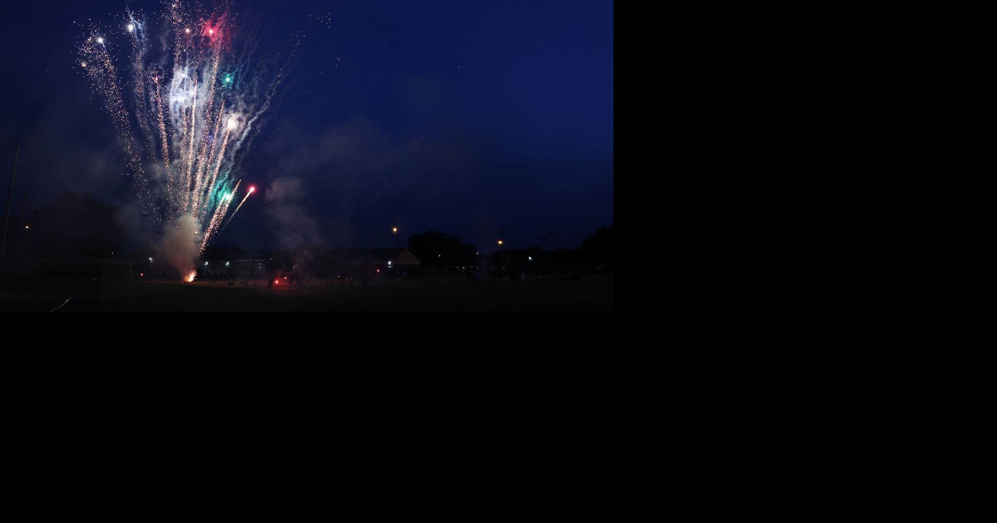 Fireworks display at Adventure Christian Church