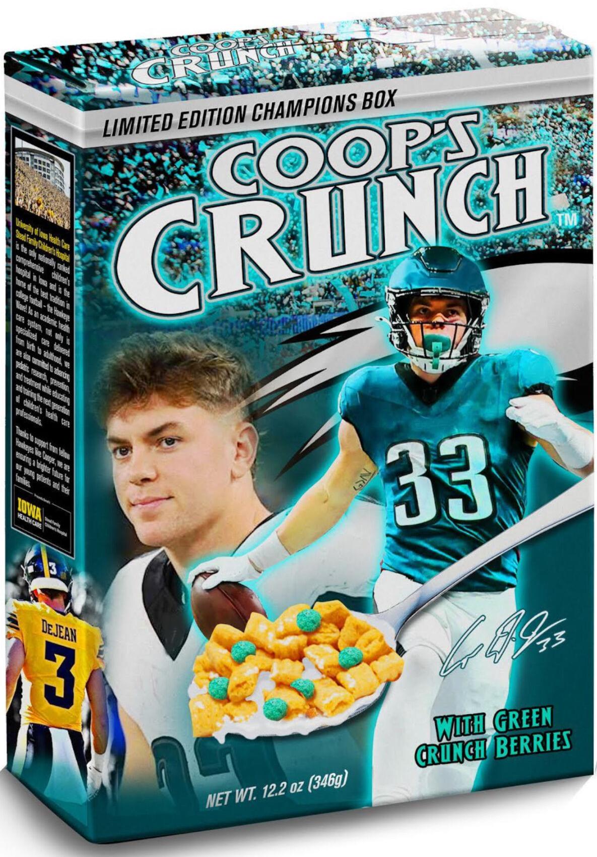 Former Iowa star Cooper DeJean announces 'Coop's Crunch'