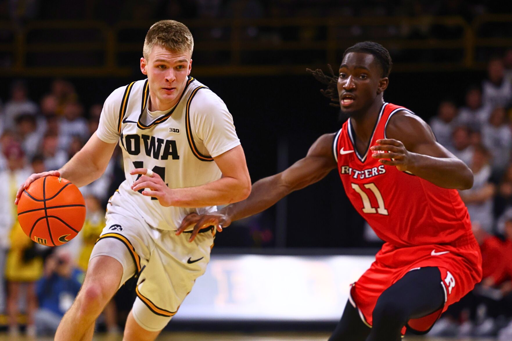 Tate Sage continues proving he belongs as Iowa downs Rutgers