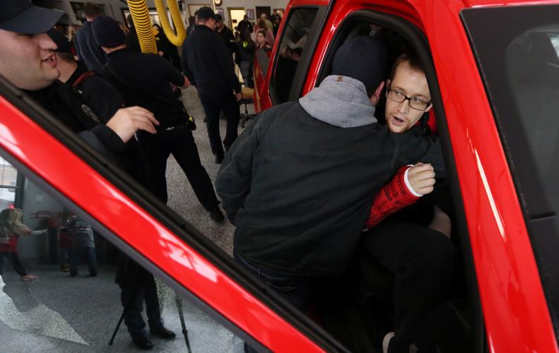 "Just jump right back into it." Clinton firefighter Adam Cain makes ...