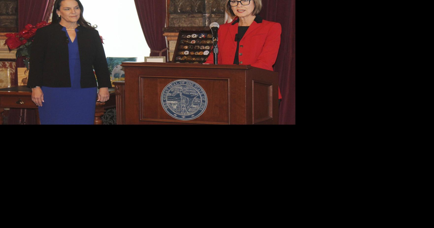 Iowa officials react to new lieutenant governor