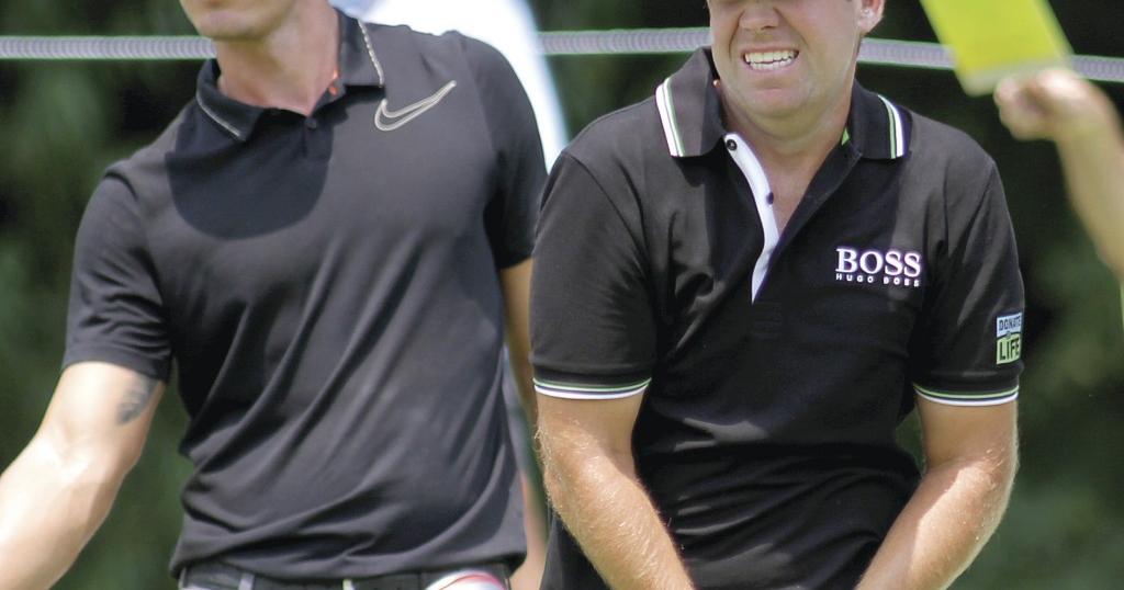 On third heart, Compton playing his best golf