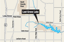 Lost Grove Lake gains momentum in Scott County