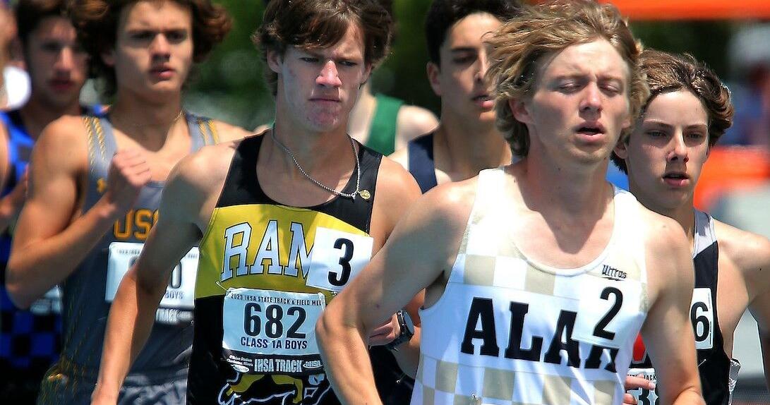 Illinois boys state track: Riverdale's Murray sweeps Class 1A distance ...
