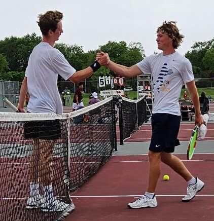 Alleman's Patrick one win away from state tennis three-peat
