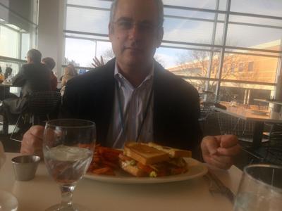 At the table with: Figge's executive director