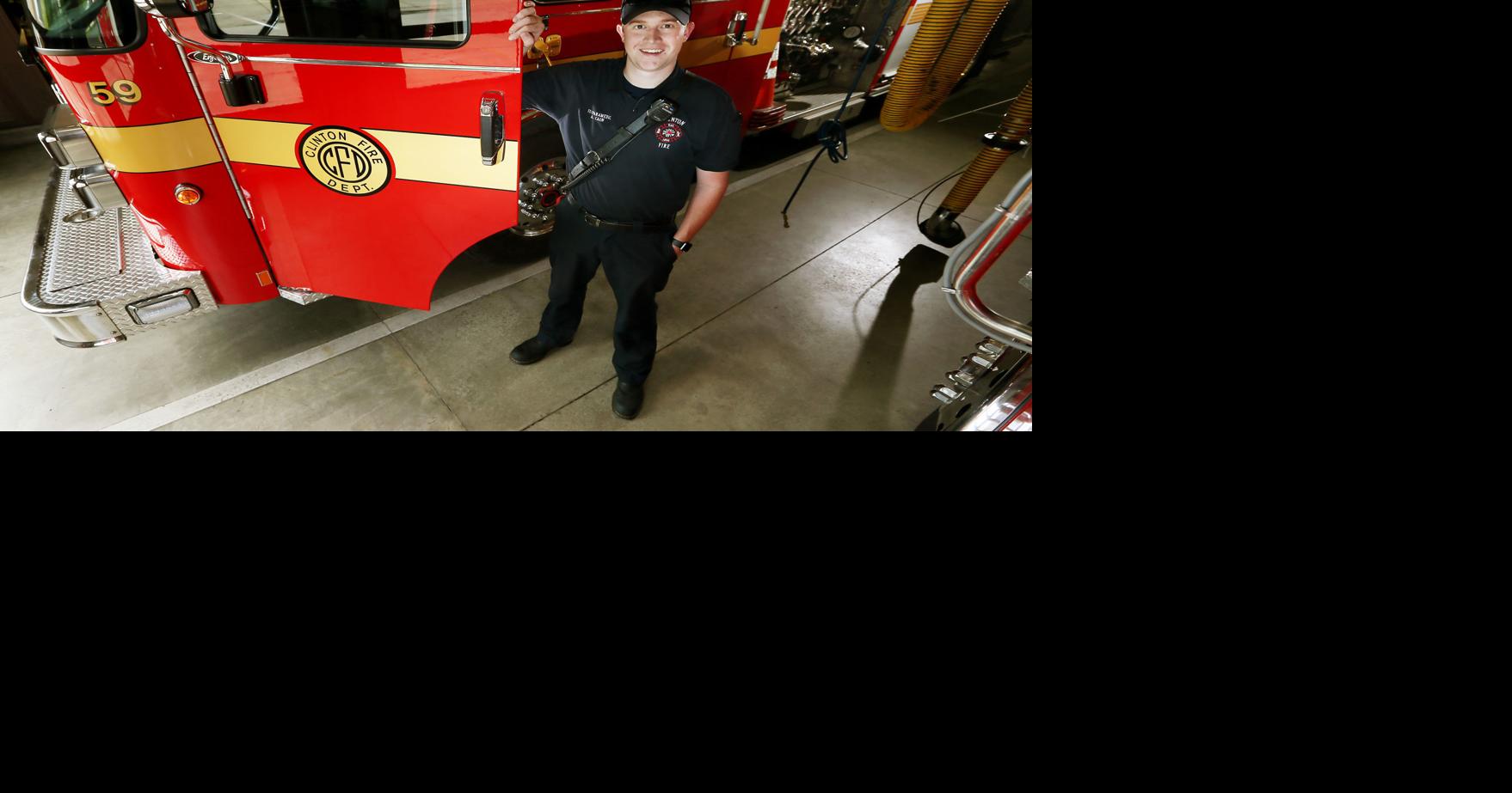 "Just jump right back into it." Clinton firefighter Adam Cain makes ...