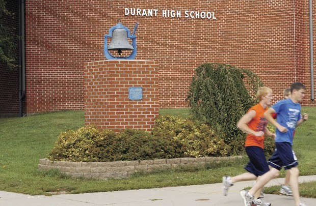 Durant students protest school district’s removal of principal