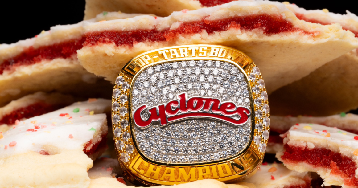 Iowa State football reveals pop-tarts bowl rings