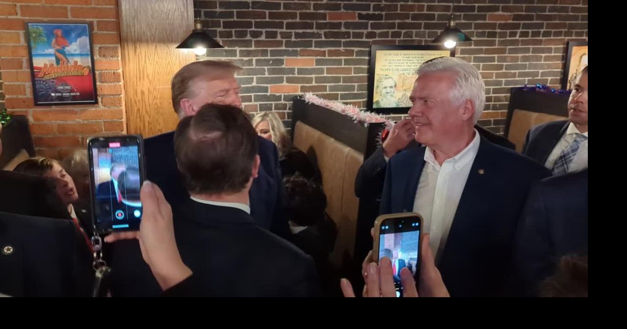 Donald Trump stops at Front Street Pub and Eatery, David Pautsch ...