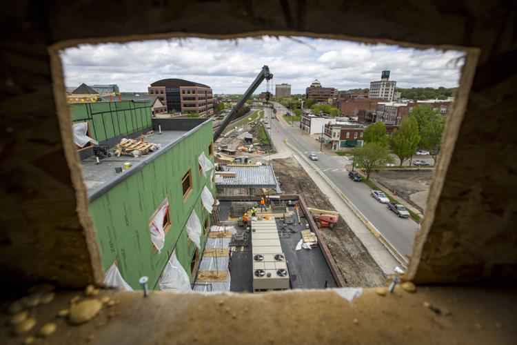 Moline's Element hotel takes shape in historic former warehouse
