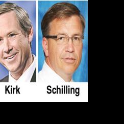Kirk, Schilling vow to get spending under control