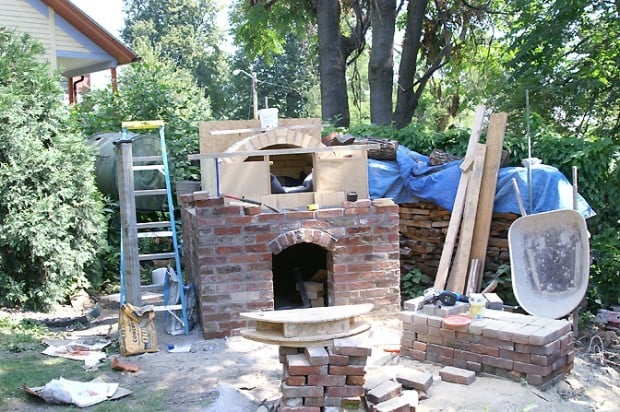 Hot time in the backyard: Homemade oven cooks superior food