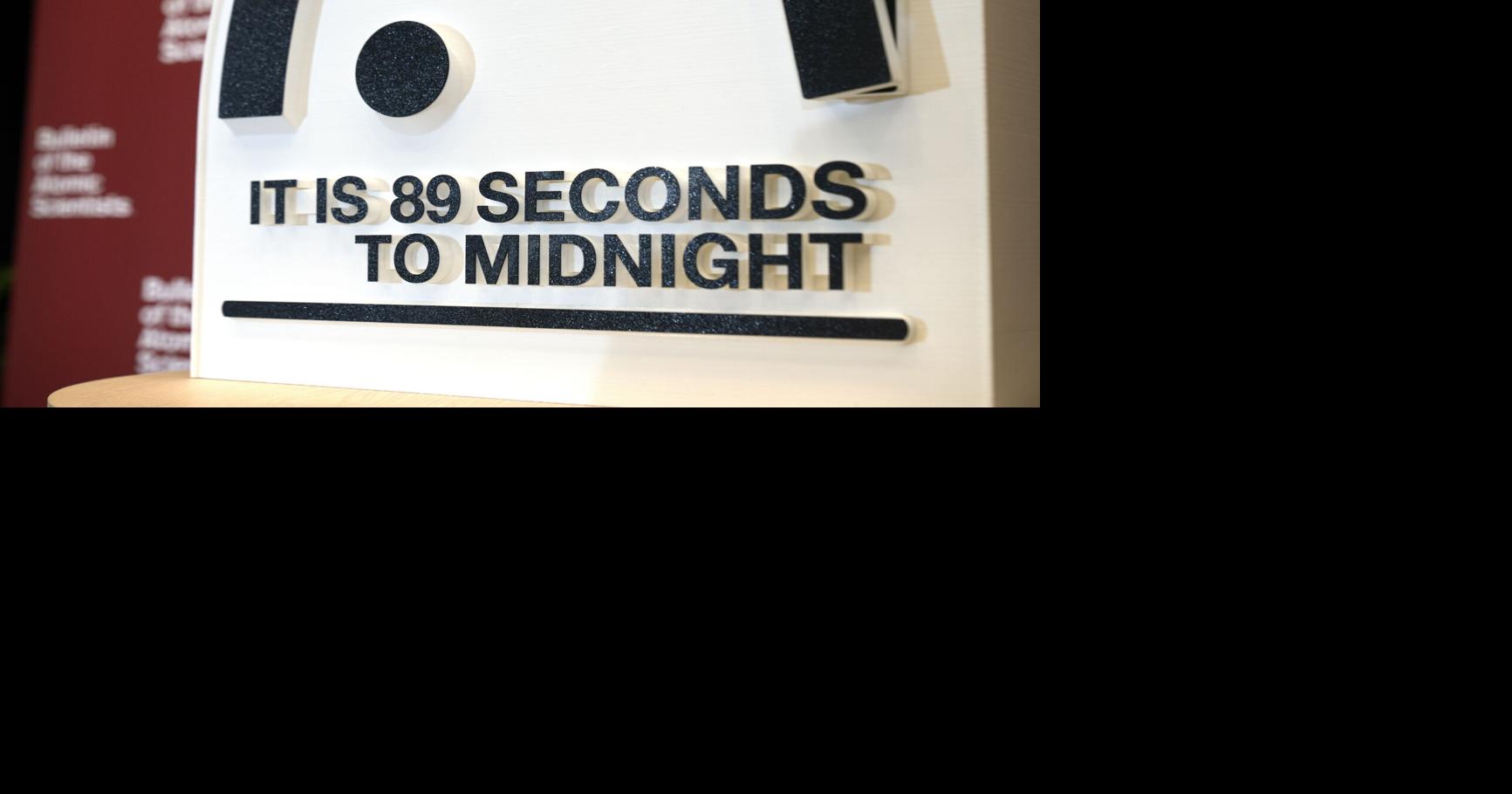 'Doomsday Clock' moves closer to midnight over threats