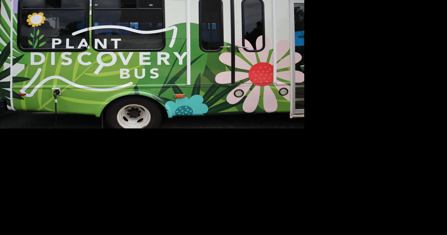 Quad City Botanical Center presenting on botanical bus