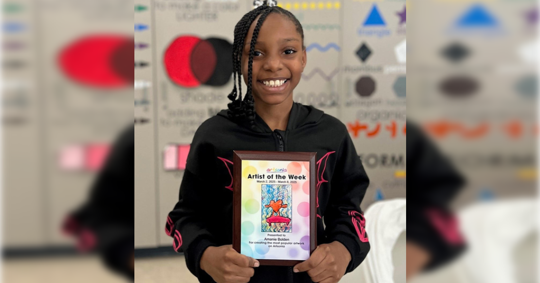 Amanie Bolden of Bettendorf wins Arsonia Artist of the Week