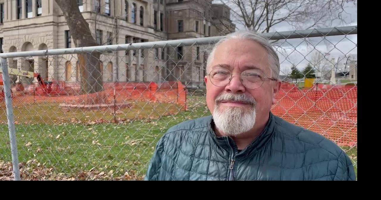 Greg Swanson discusses old Rock Island County Courthouse