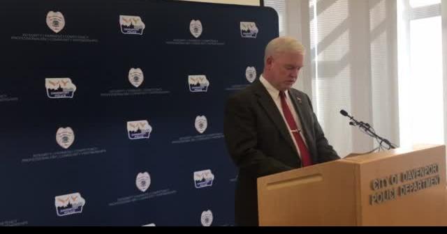 Davenport Mayor Mike Matson gun violence announcement