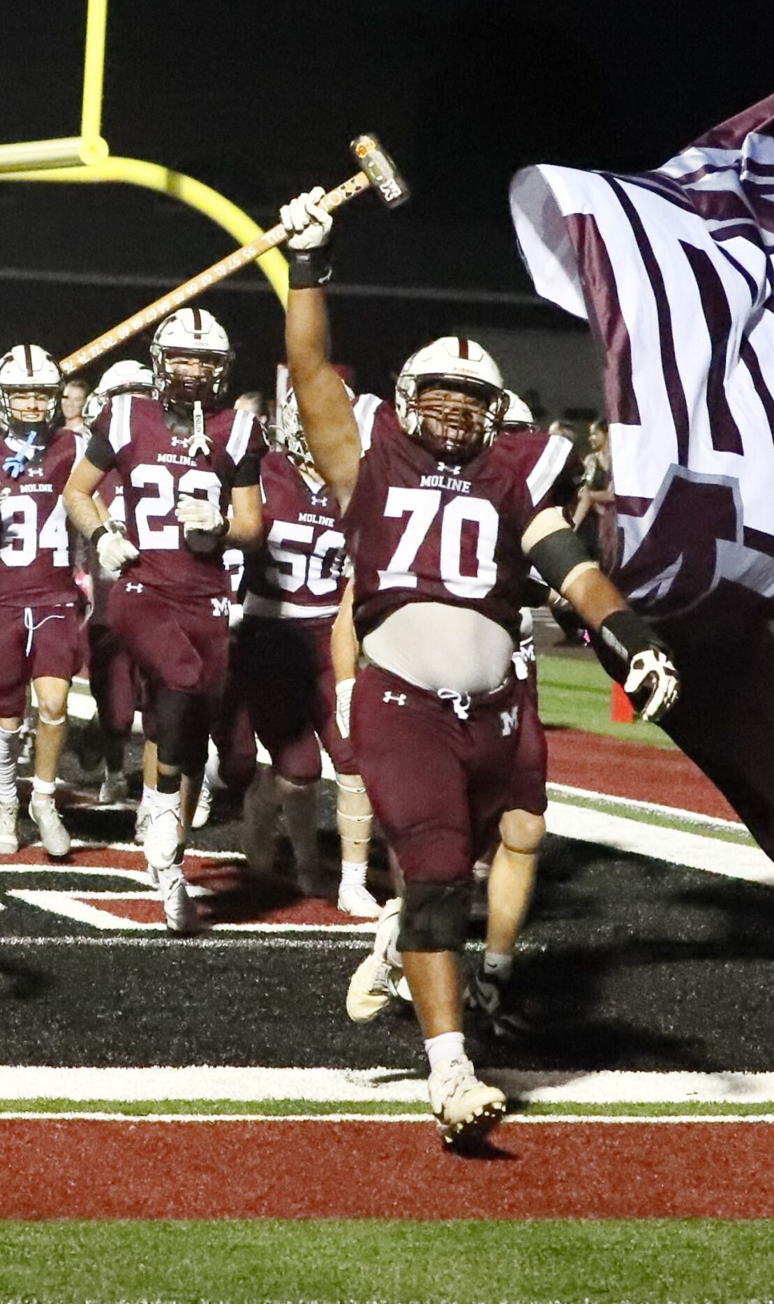 See photos from Friday's Moline-Rock Island football game