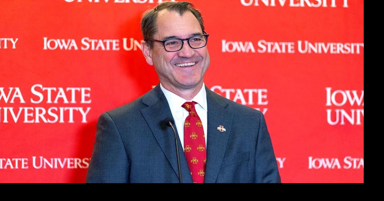 Iowa State president-elect David Cook press conference