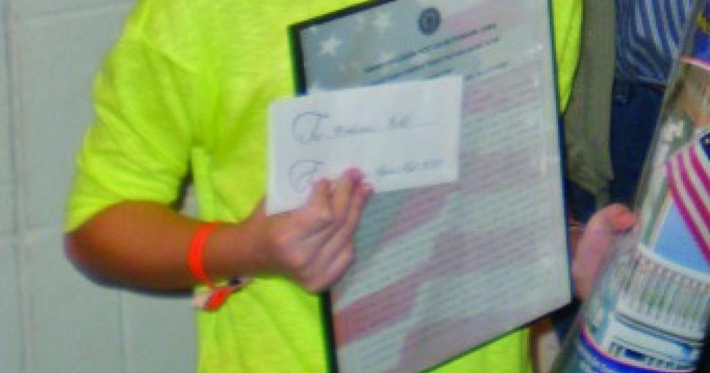 Fifth-graders share what the flag means to them