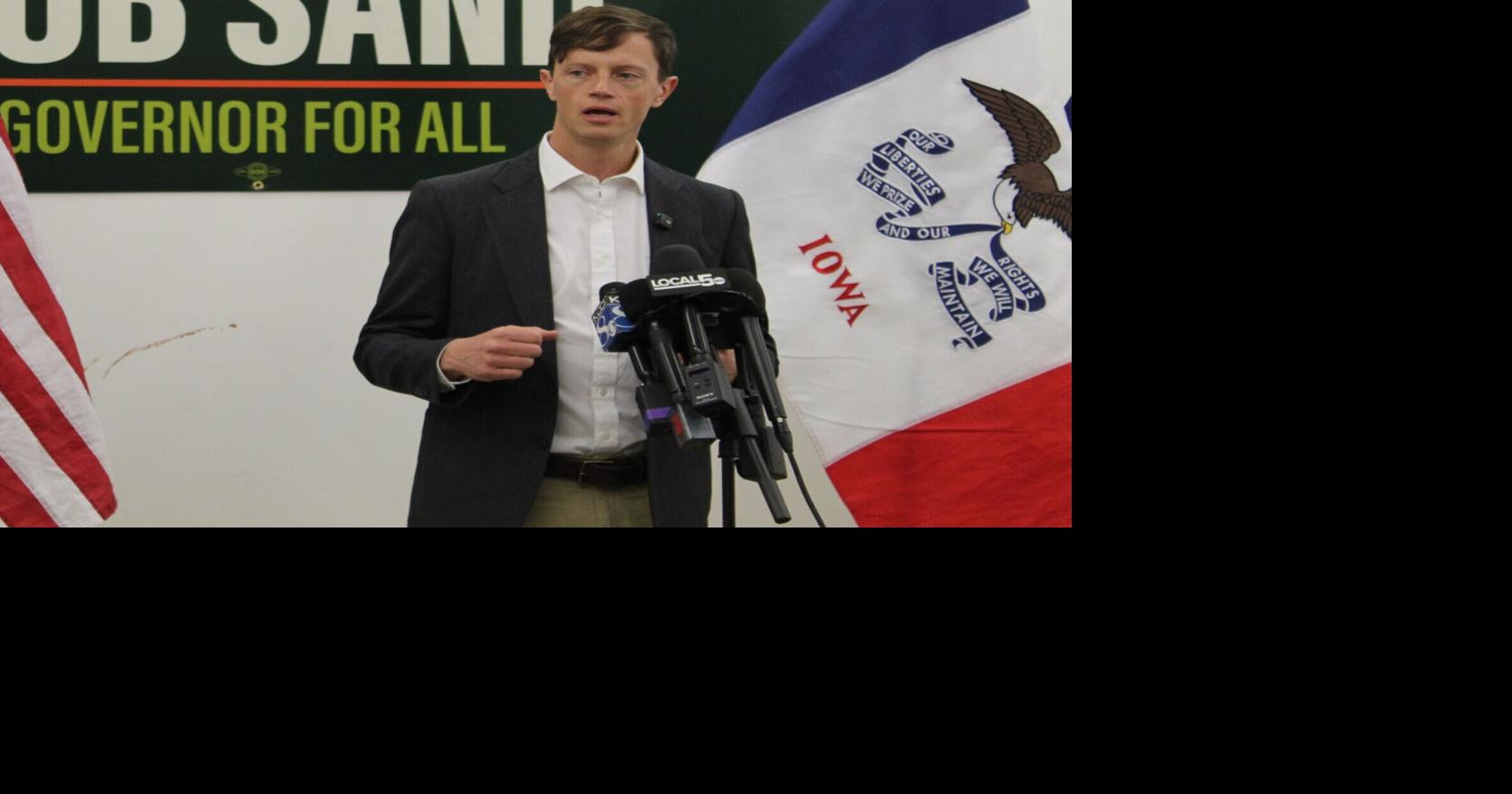 Rob Sand outlines Iowa gubernatorial campaign platform