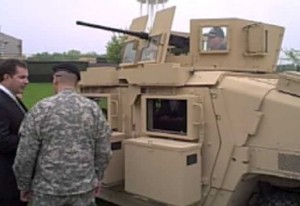 Army shows off new armor kit for Humvees