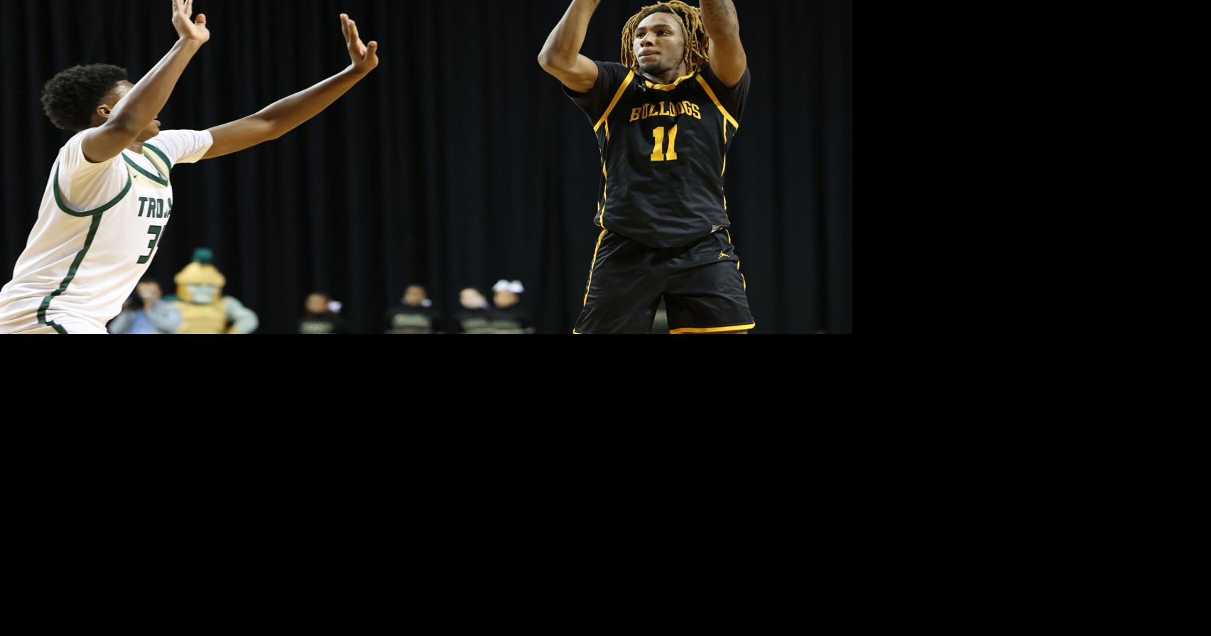 High school basketball scoreboard