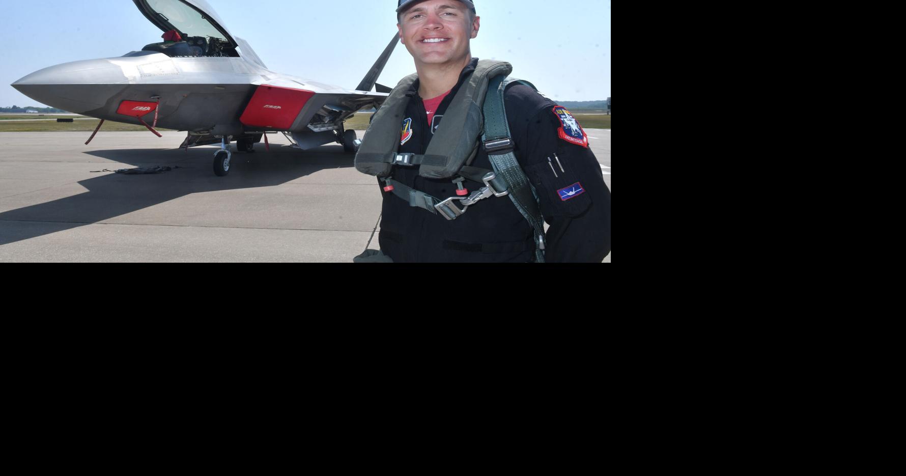 Photos: Sam Larson a Davenport resident flying an F-22 Raptor in the ...