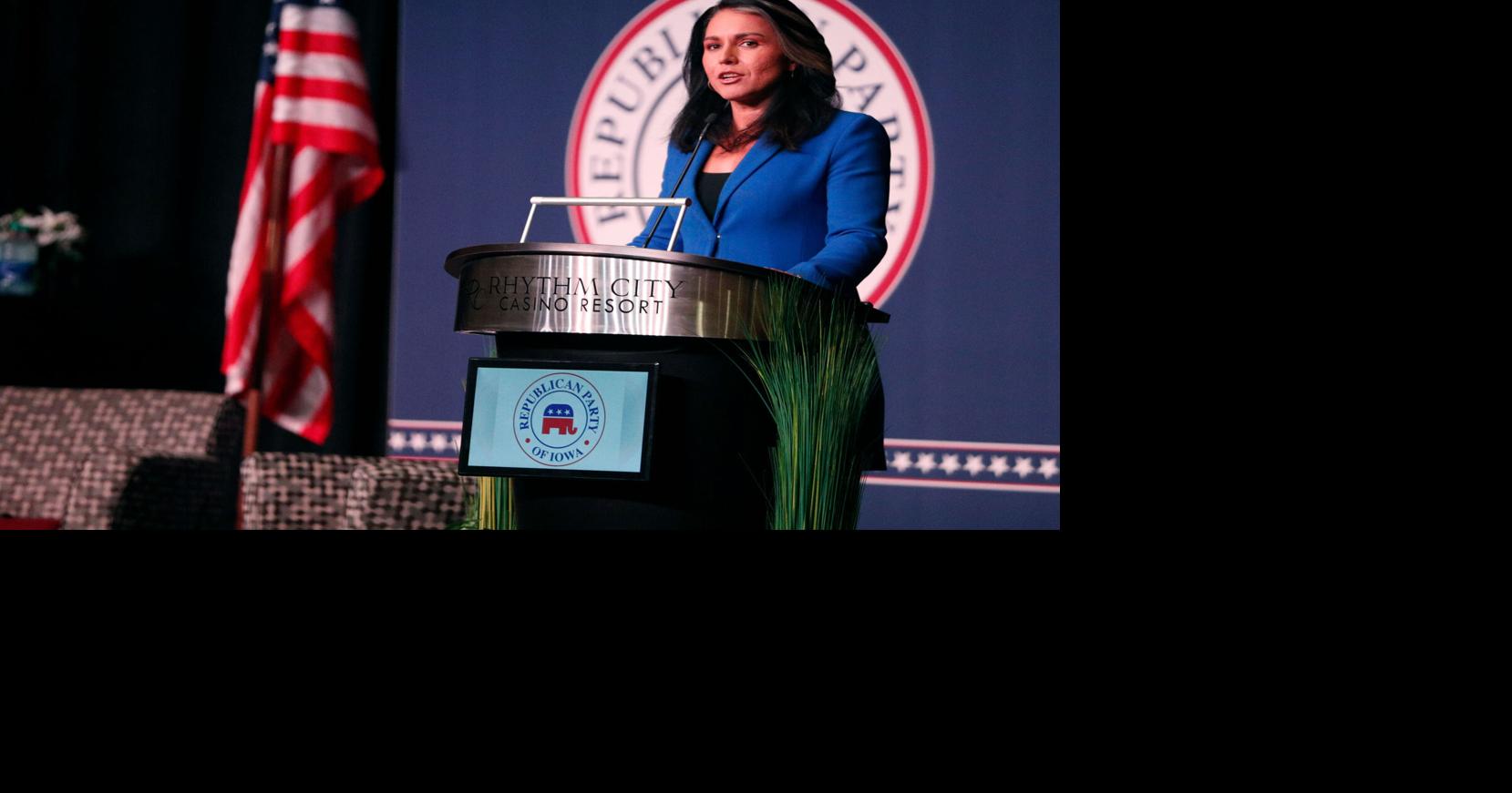 In Davenport, Tulsi Gabbard says she has 'no regrets' leaving the ...