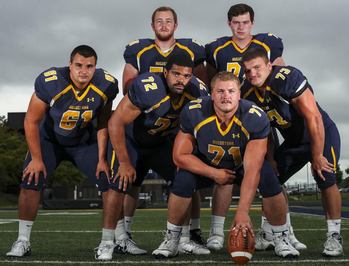 Roles finally reverse for Augie linemen