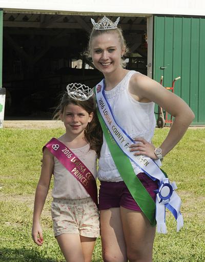 Louisa County 4H and FFA Fair Queen enjoying her reign