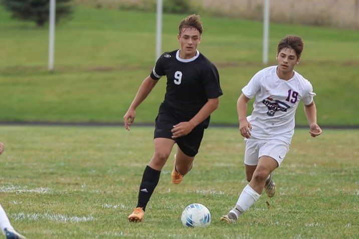 Riverdale High School Soccer player Aiden Sensabaugh