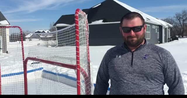 Mark Carstens talks about his back yard hockey rink