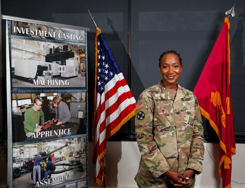 Col. Shari Bennett 51st commander of JMTC at the Rock Island Arsenal