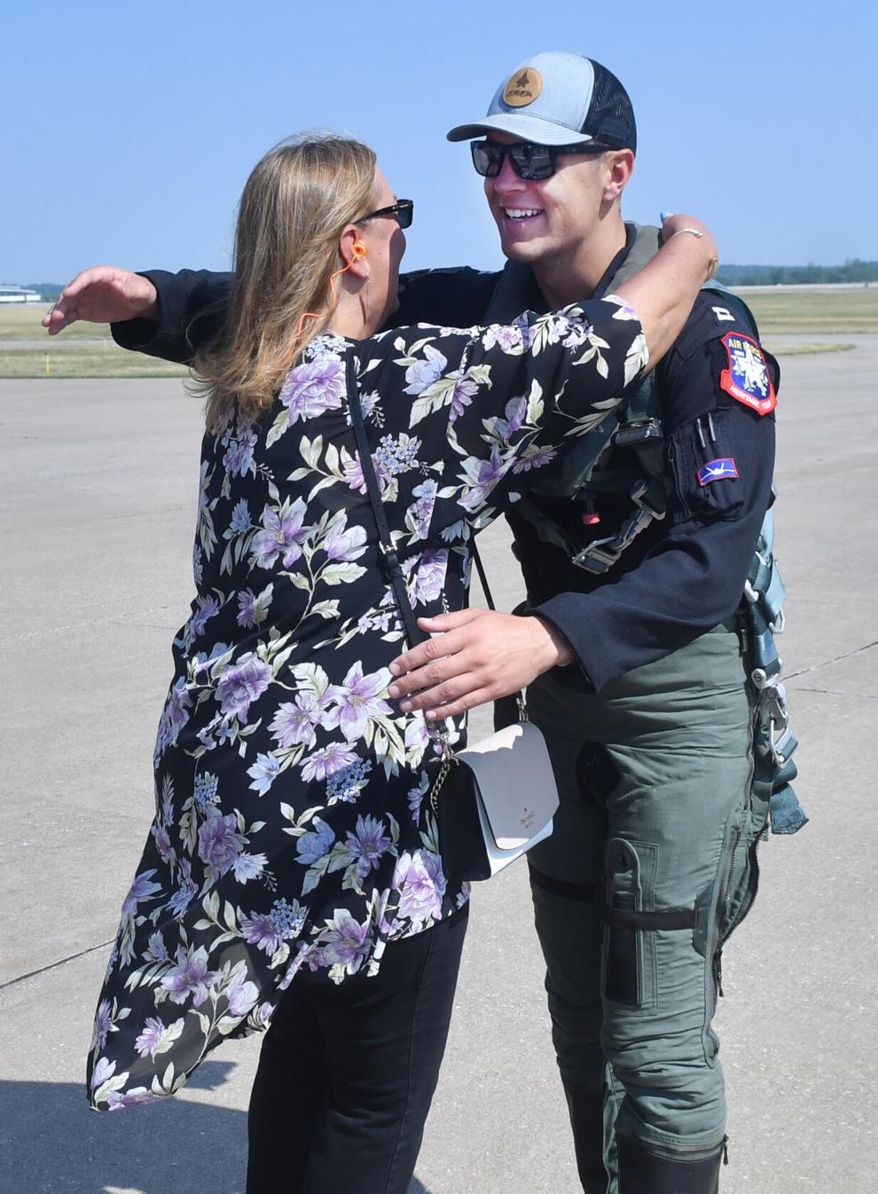 Photos: Sam Larson a Davenport resident flying an F-22 Raptor in the ...