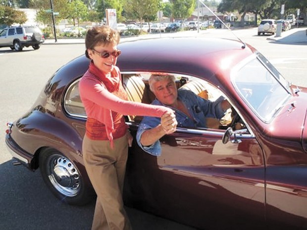 Guess who got into Leno's garage?