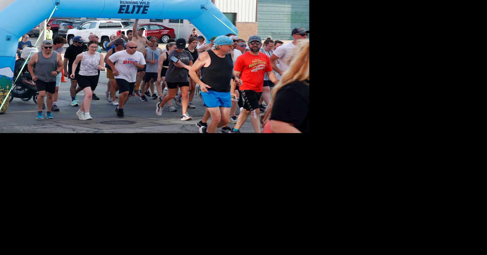 Runners attend the first Bix@6 training session