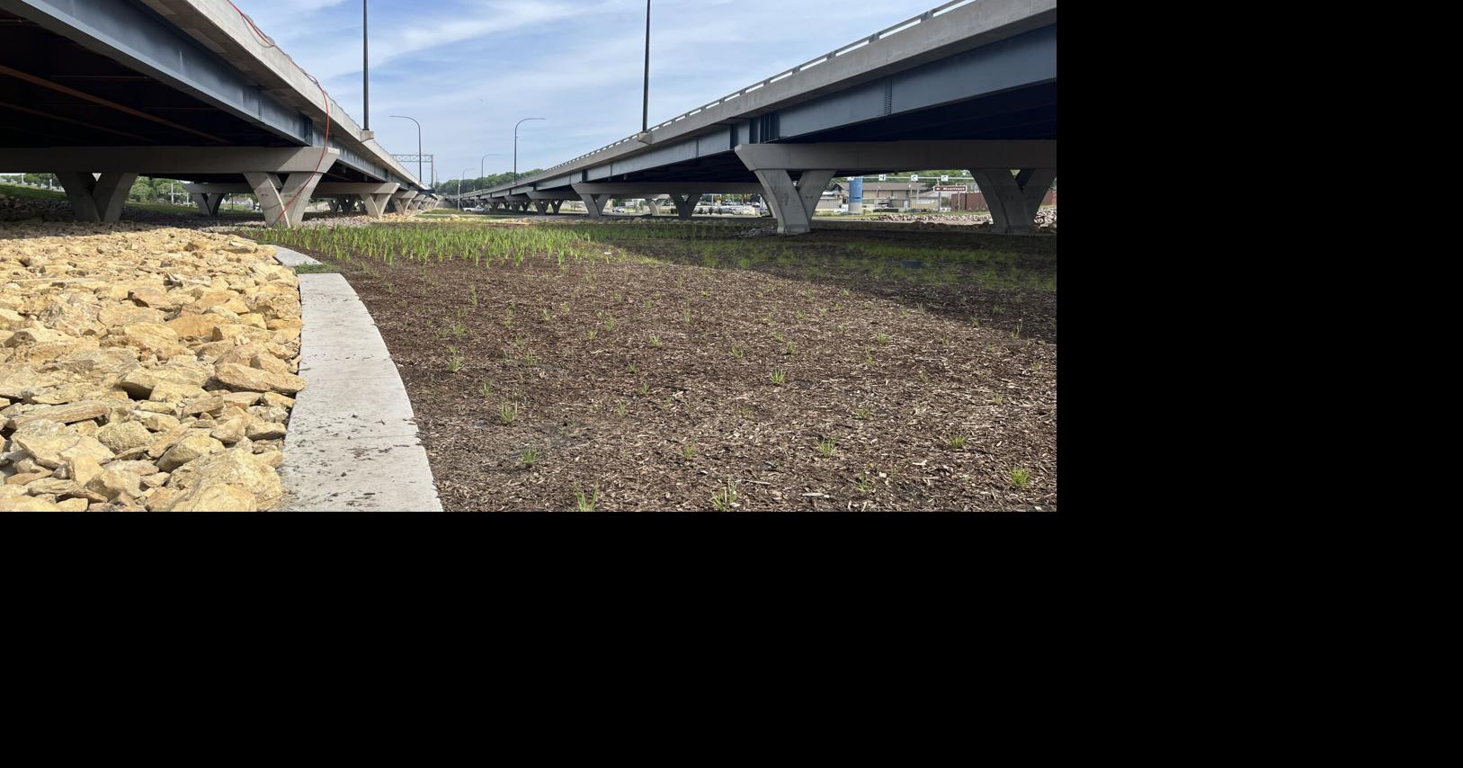 Urban park takes root under the I-74 bridge in Bettendorf
