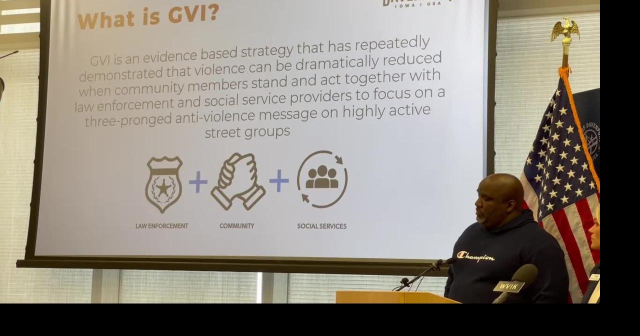 Gun violence intervention in Davenport