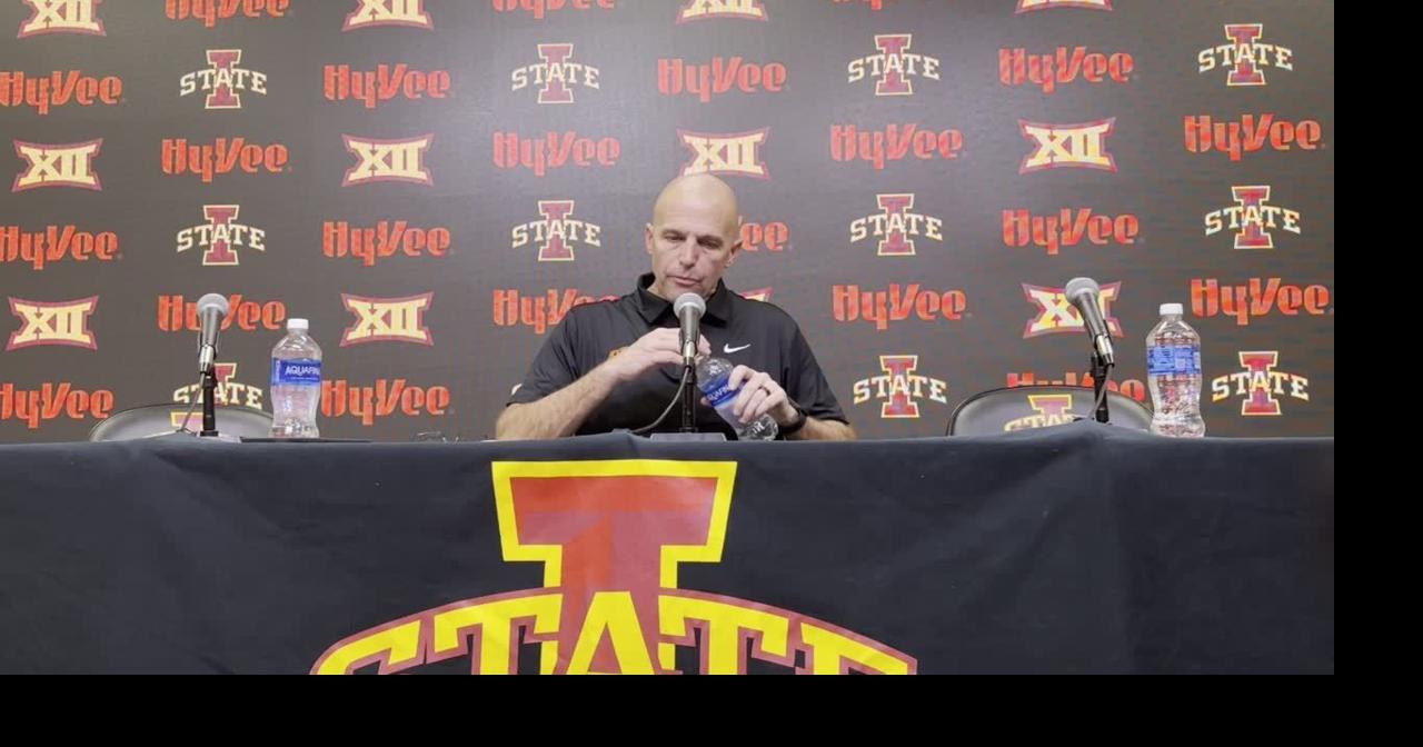 Steve Lutz postgame press conference Iowa State | Oklahoma State basketball