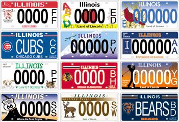 Illinois proposals would create more specialty license plates