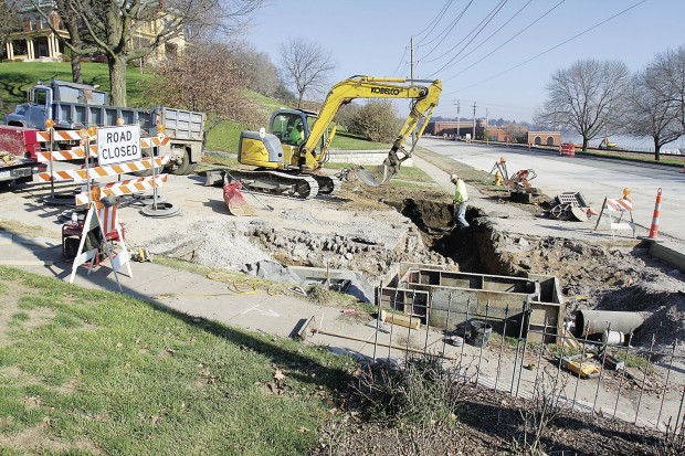 River Drive work enters home stretch