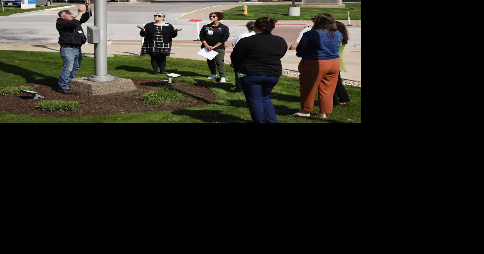 Donate Life flag raising ceremony at Genesis